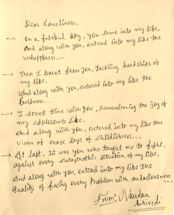 Interview | Feeling lonesome? Write a letter to loneliness - and ...